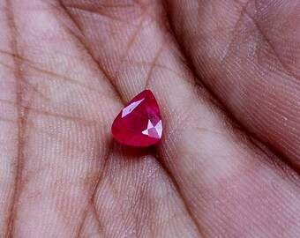 Real Natural Ruby Unheated Untreated Loose for Jewelry Making | Etsy