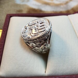 Seal of the Prophet Mohammad Ring SAWW Ring Allah Rasool Mohammad Ring ...