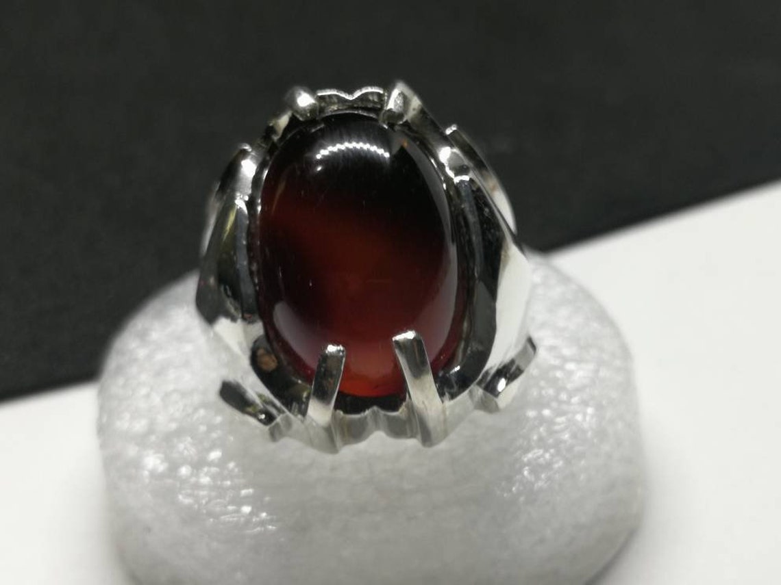 Yemeni Yamani Yemen Aqeeq Akik Agate Ring Shefat Al Abd Habshi | Etsy