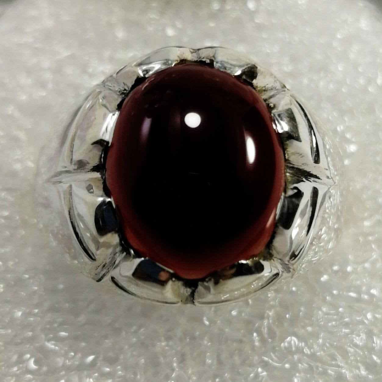 Mena Shia Ring Shifat Al Abd Yemeni Al Habashi Stone in Hand Carved ...
