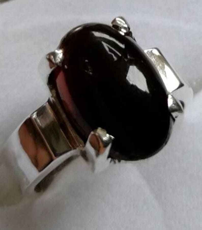 Yemeni Aqeeq Akik Agate Ring Shefat Al Abd Habshi Blood Color Under ...