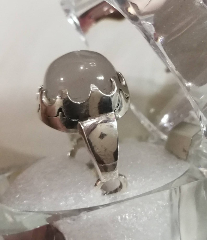 Real Silver Unigender Muh E Najaf Ring | Etsy