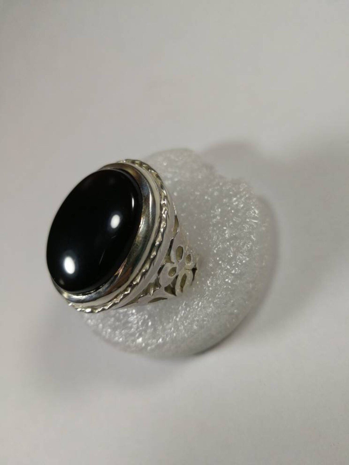 Mena Shia Ring Shifat Al Abd Yemeni Al Habashi Stone in Hand | Etsy