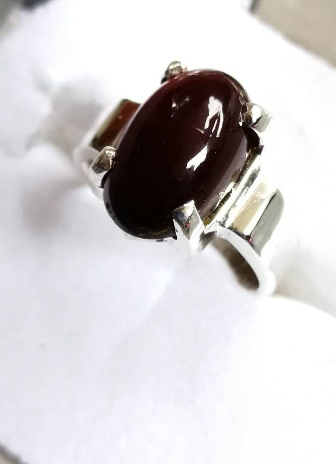 Yemeni Aqeeq Akik Agate Ring Shefat Al Abd Habshi Blood Color - Etsy