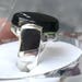 Mens Black Real Aqeeq Ring Sterling Silver 925. - Etsy