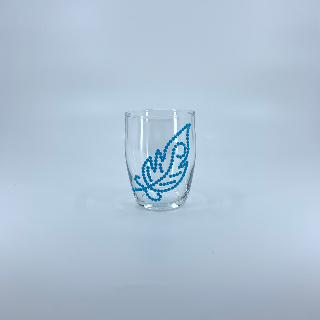 Mini Stemless, Shot Glass or Candle Holder. Holds 6 Oz. Stands 3 Inches ...