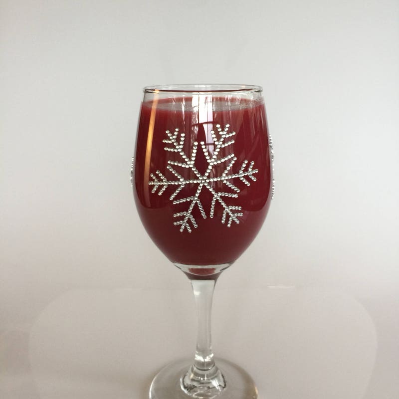 Snowflake Glassware - Etsy