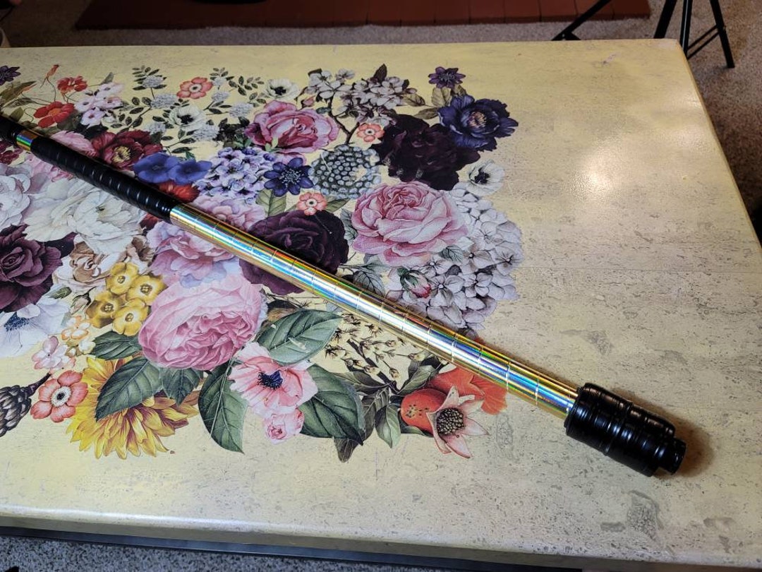 Contact Staff Flow Staff Practice Contact Staff Holographic Gold - Etsy