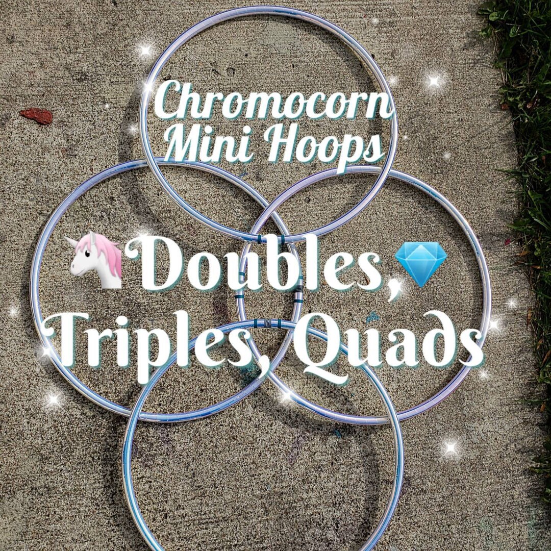 Chromocorn Taped Mini Hoops Double Hoops Tripple Hoops or - Etsy