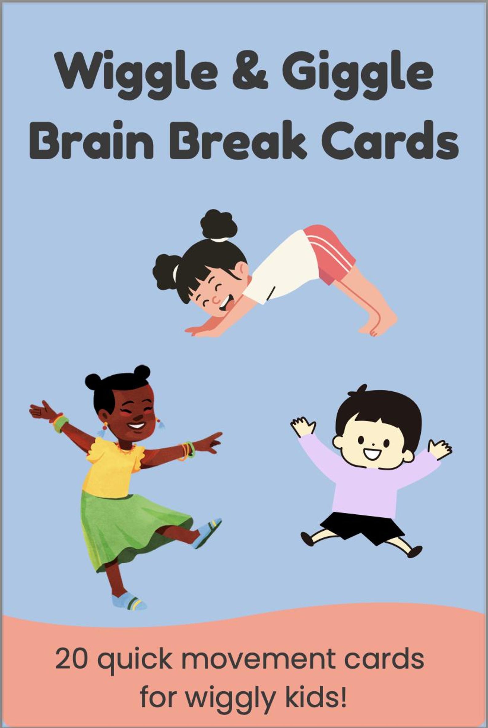 Wiggle & Giggle Brain Break Cards - Etsy
