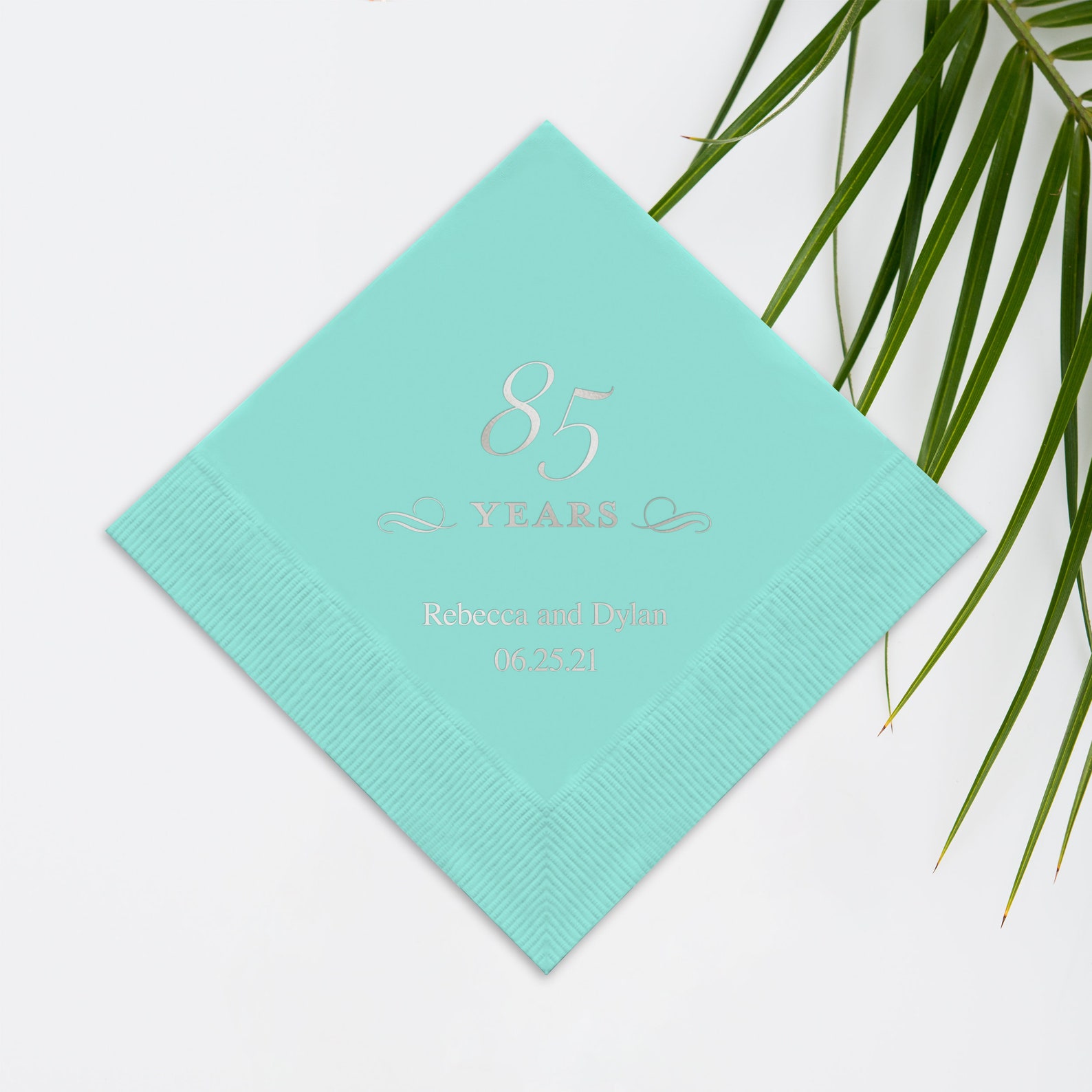 85 Years Personalized Napkins - 85th Birthday Napkins - 85th ...