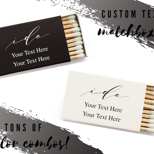 Personalized Matches - Etsy