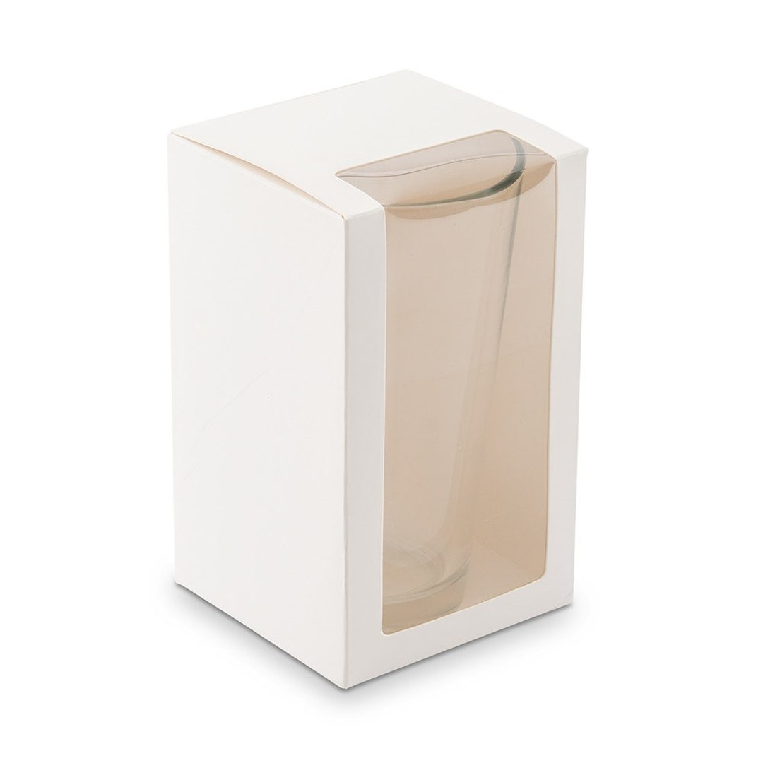 Pint Glass Gift Box - Gift Box With Clear Window - Gift Box for Pint ...