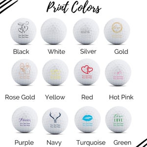 Custom Party Golf Balls - 57 Designs to Pick From - Personalized Golf ...