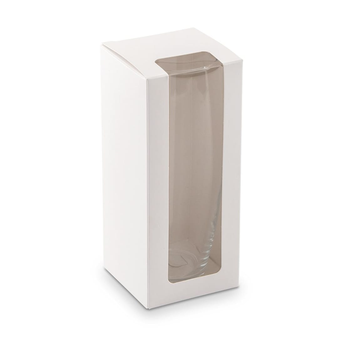 Stemless Champagne Glass Gift Box - Gift Box With Clear Window - Gift ...