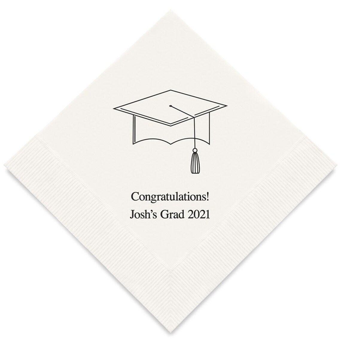Custom Graduation Napkins Personalized Grad Napkins - Etsy