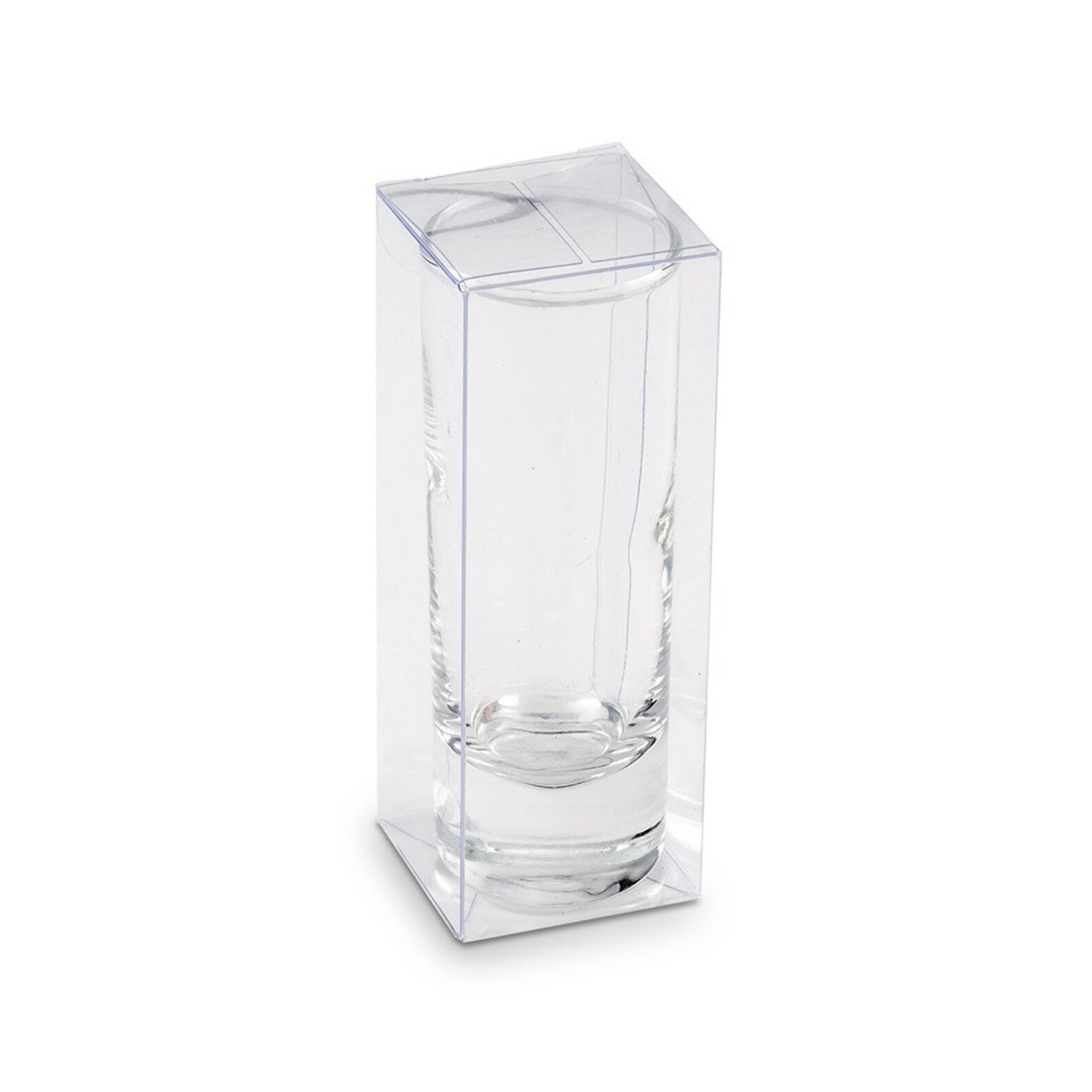 Tall Shot Glass Gift Box - Clear Gift Box - Gift Box for Tall Shot ...