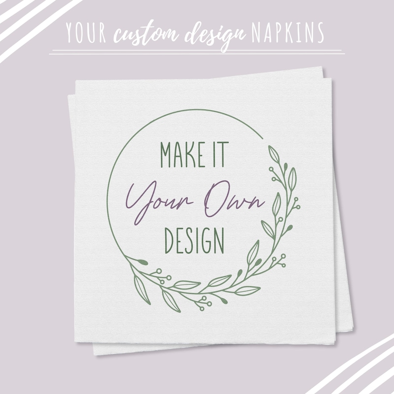 Logo Luncheon Napkins - Etsy UK