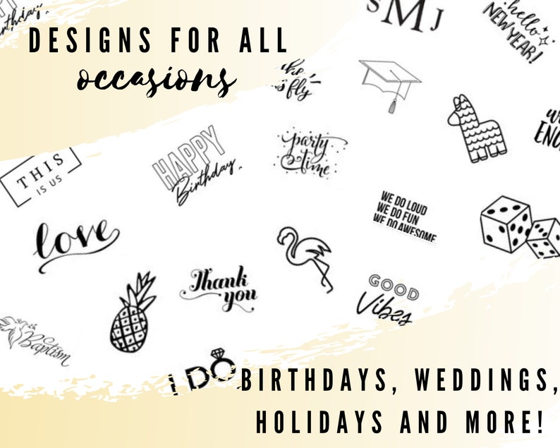 Custom Special Occasion Shot Glasses - 27 Designs to Choose From ...