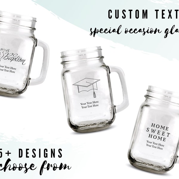 Custom Mason Jar - Etsy