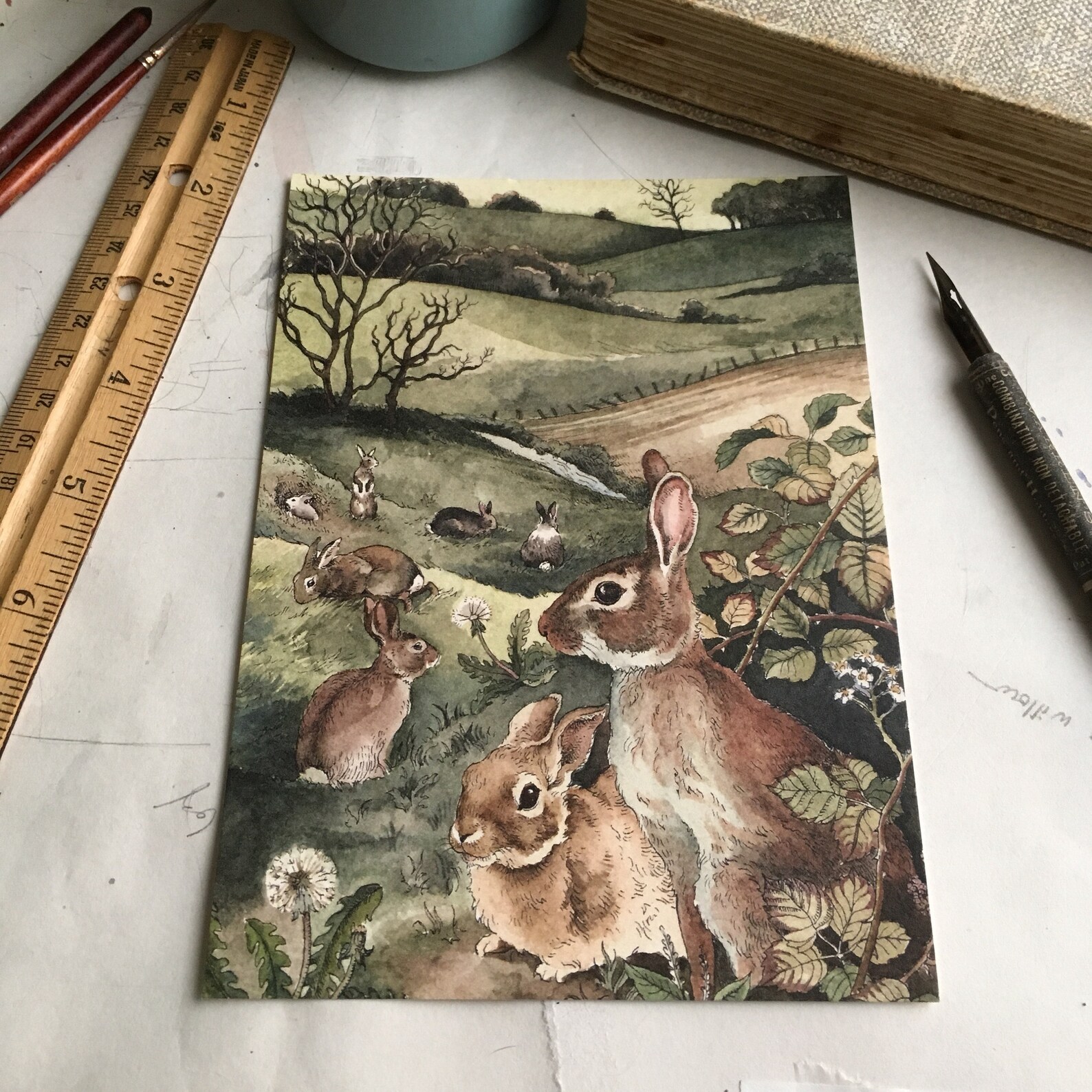 Watership Down-inspired Print 5x7 - Etsy