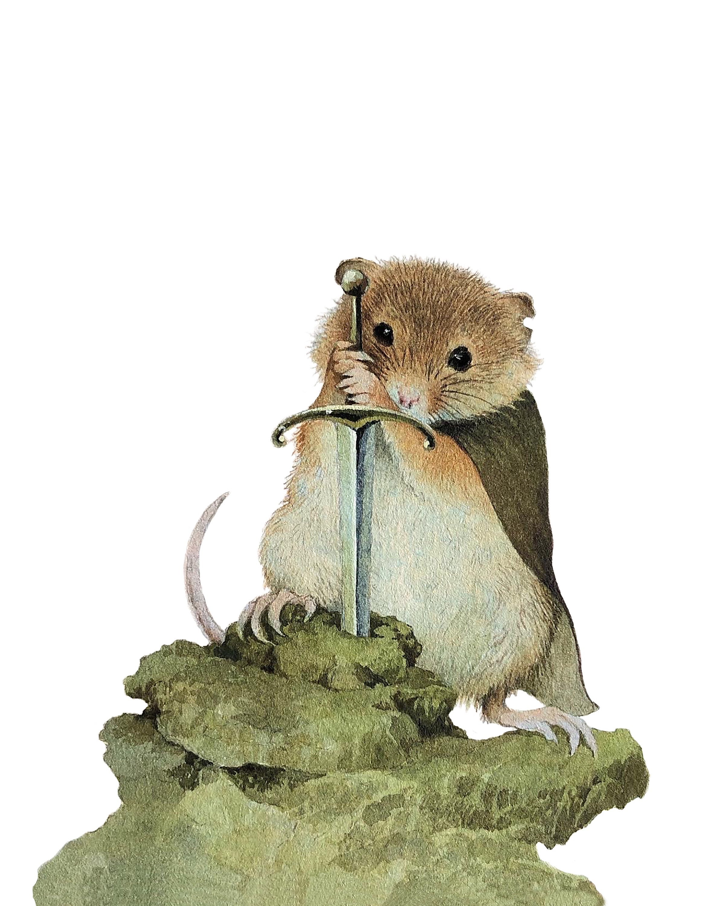 Sword in the Stone Harvest Mouse | Etsy