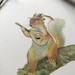 Red Squirrel Bard Print - Etsy