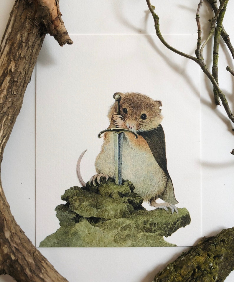 Sword in the Stone Harvest Mouse | Etsy