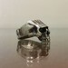 Half Skull Ring Handcrafted & Cast in Sterling Silver - Etsy