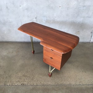 Rare Mid Century Atomic Desk eqwgahask for SHIPPING QUOTE - Etsy