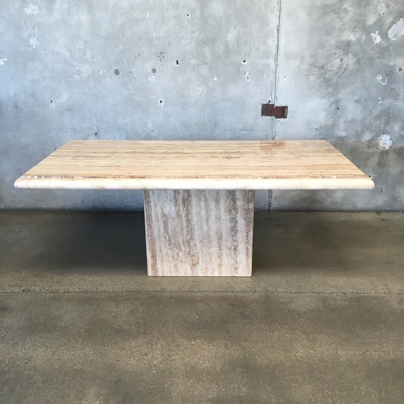 Travertine Dining Table - Etsy