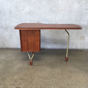 Rare Mid Century Atomic Desk eqwgahask for SHIPPING QUOTE - Etsy