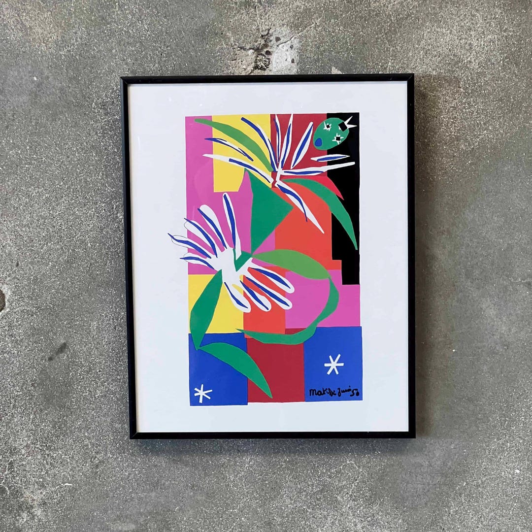 Henri Matisse Print Framed "la Danseuse Creole" (the Creole Dancer ...