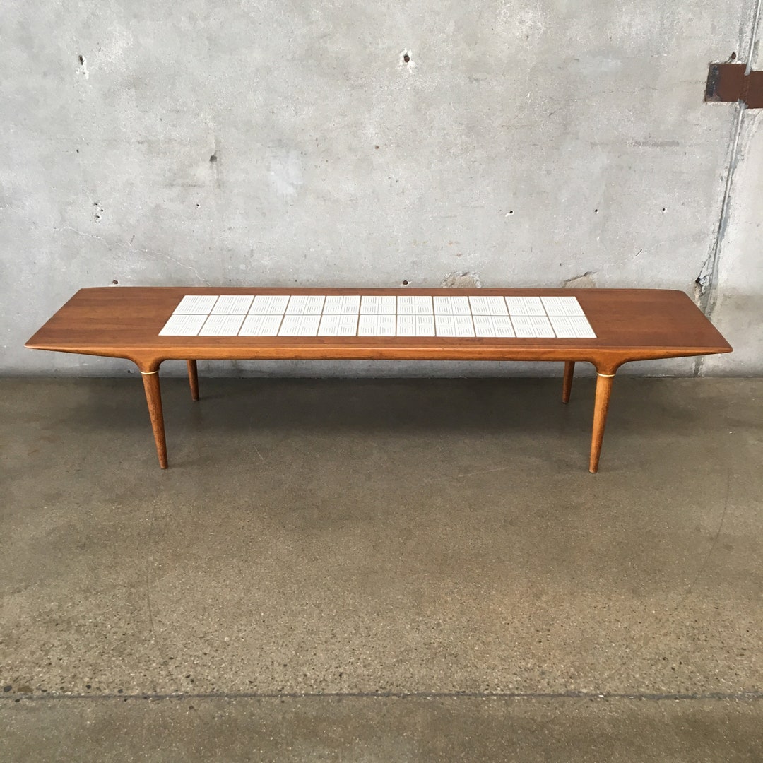 Lane Cosmopolitan Surfboard Ceramic Tile Coffee Table Please - Etsy