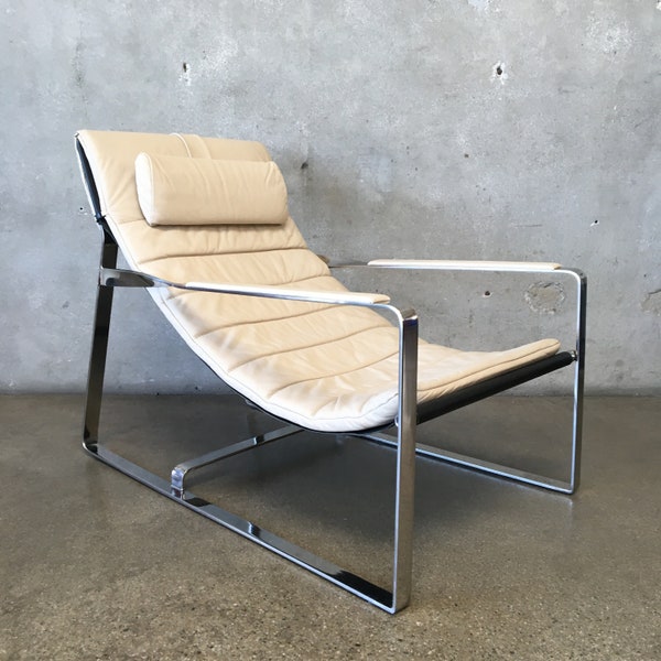 Leather Sling Chair - Etsy