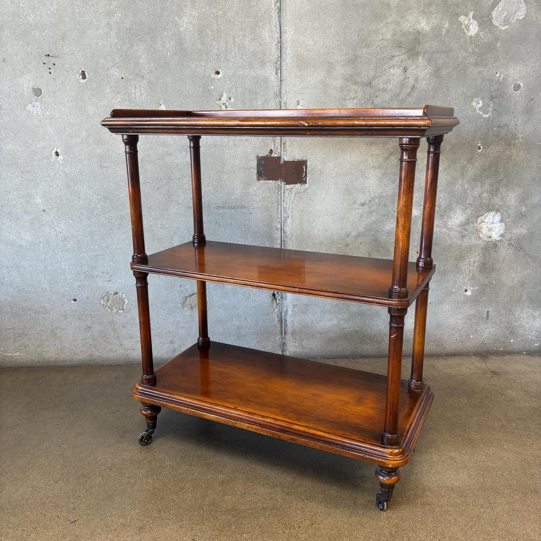 3 Tier Antique Butler on Wheels (TT7R2T) ***ASK for SHIPPING QUOTE ...