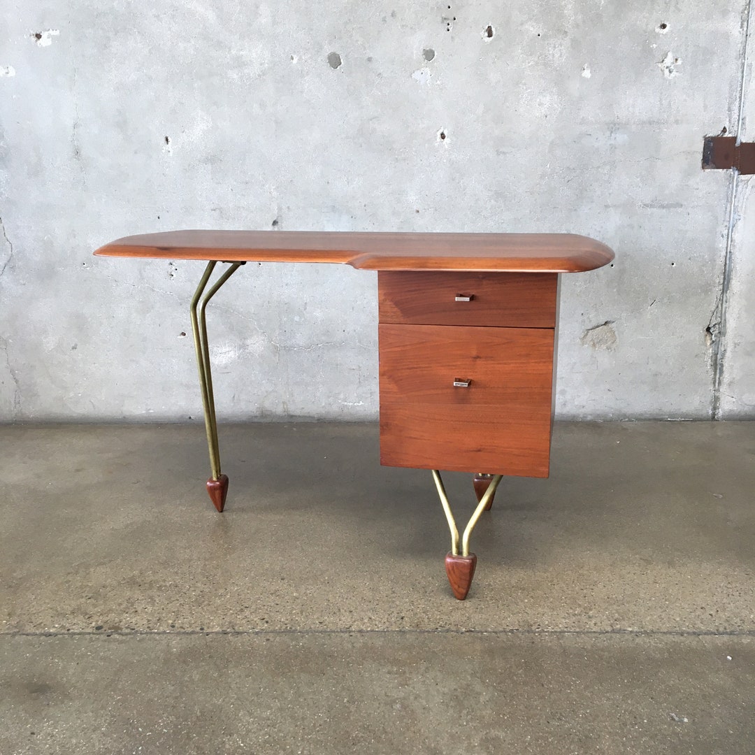 Rare Mid Century Atomic Desk eqwgahask for SHIPPING QUOTE - Etsy