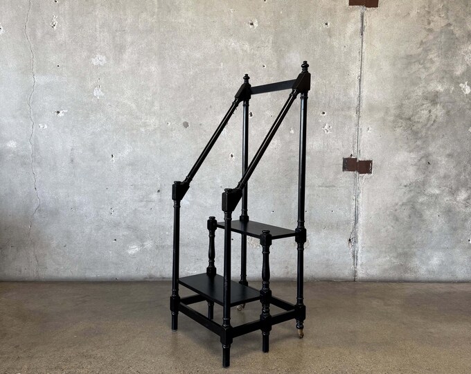 Victorian Style Library Step Ladder (JGQT8F) ***ASK for SHIPPING QUOTE ...
