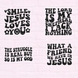 Groovy Christian SVG Bundle, Retro Svg, Jesus Svg, Inspirational Svg ...