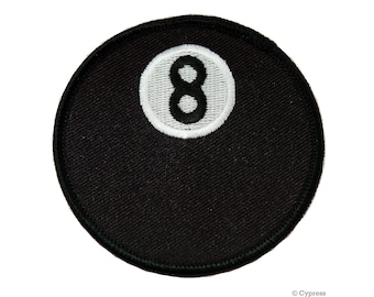 NINE BALL PATCH iron-on embroidered billiards pool emblem 9 | Etsy