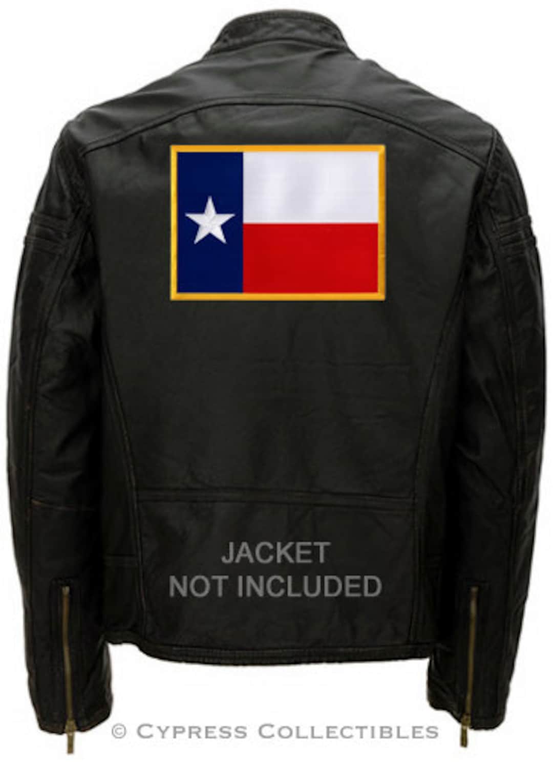 LARGE TEXAS STATE Flag Patch Iron-on Embroidered Applique Top Quality ...