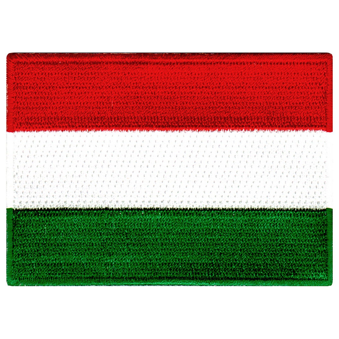 HUNGARY FLAG PATCH Iron-on Embroidered Applique Top Quality - Etsy