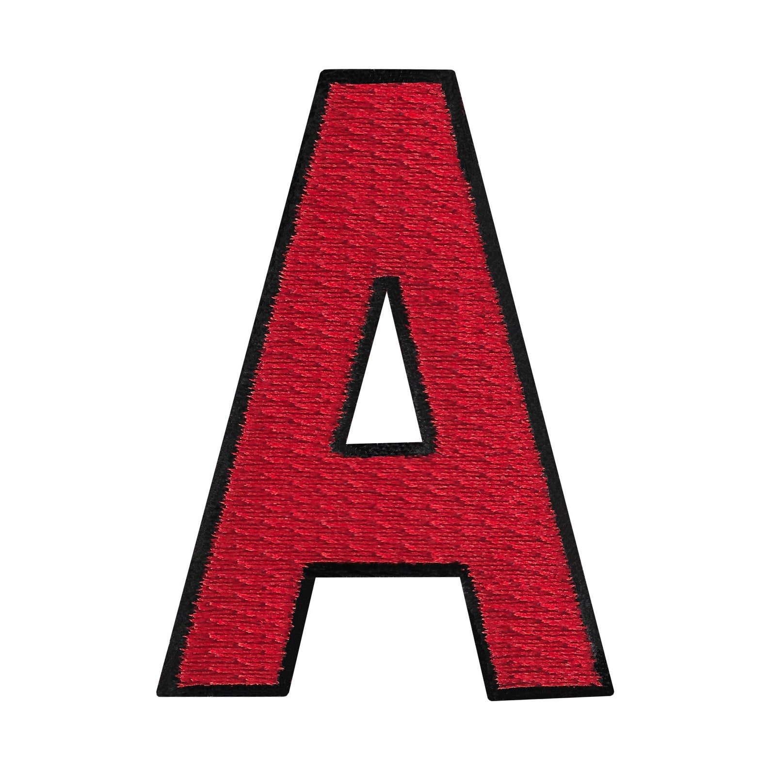 Red ALPHABET LETTERS PATCH Embroidered Iron-on Applique Spell - Etsy