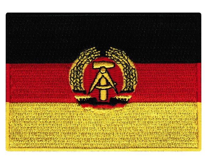 FLAG Patch Backpack National Iron on Glue Embroidered Applique Germany ...