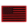 AMERICAN FLAG PATCH Gold Border Embroidered Iron-on Applique - Etsy