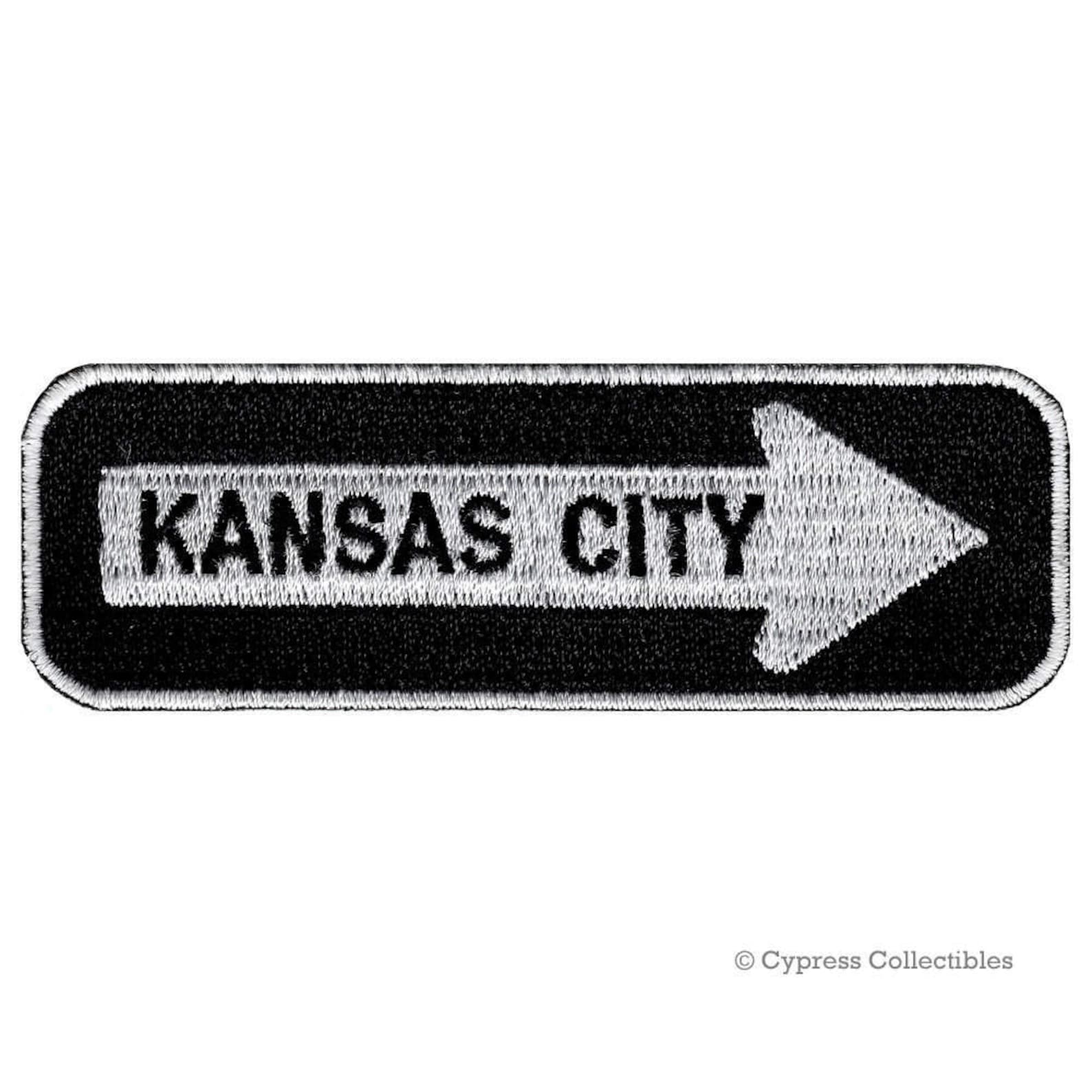 Kansas City Road Sign Patch: Embroidered One Way Highway Emblem - Etsy