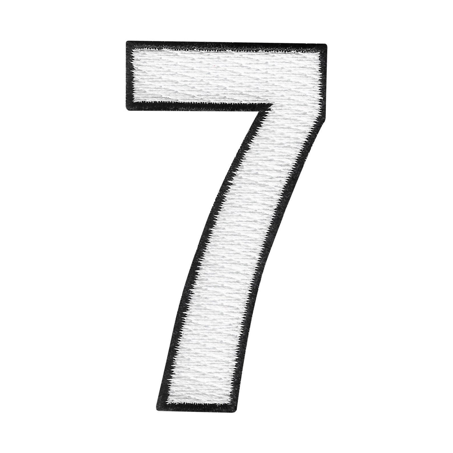 White NUMBERS PATCH Embroidered Iron-on Applique NUMERALS - Etsy