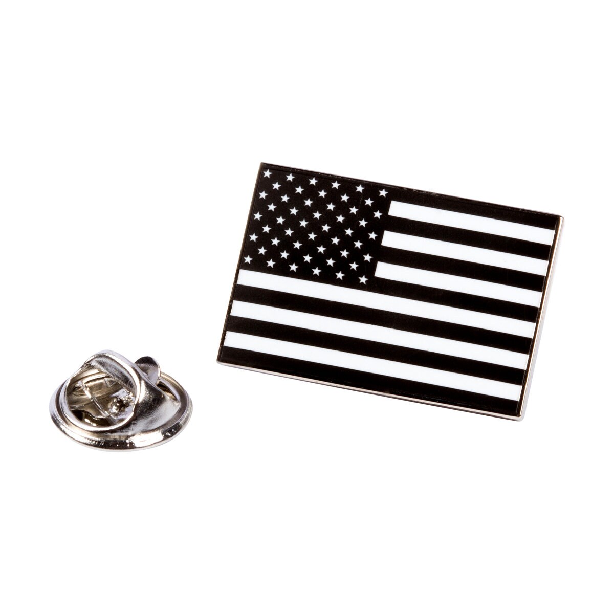 Black USA Flag LAPEL PIN Hard Enamel American Military Symbol - Etsy