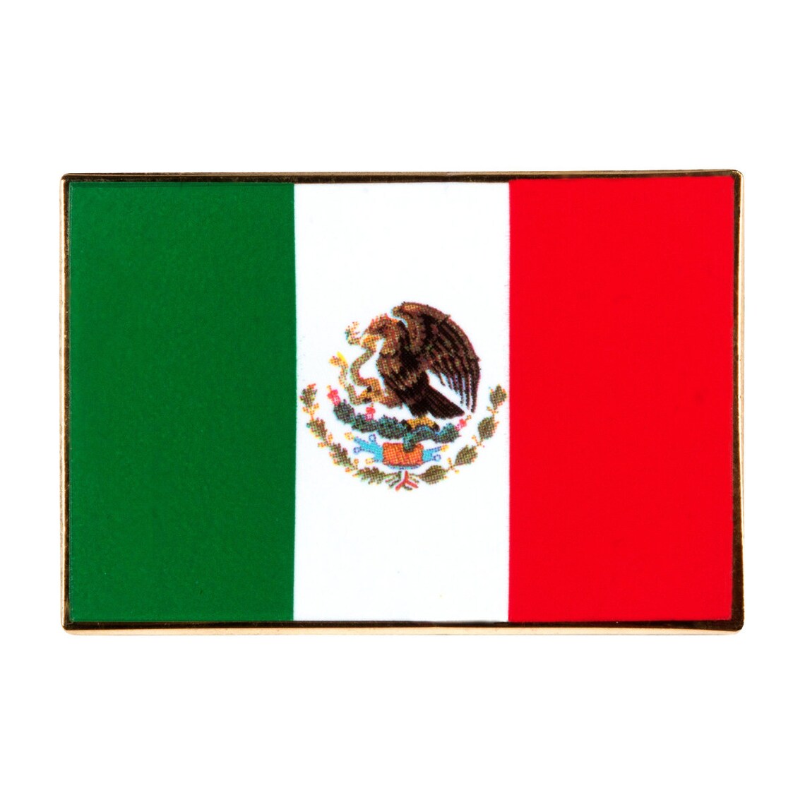 Mexico Flag Lapel Pin: Hard Enamel Mexican Emblem - Etsy