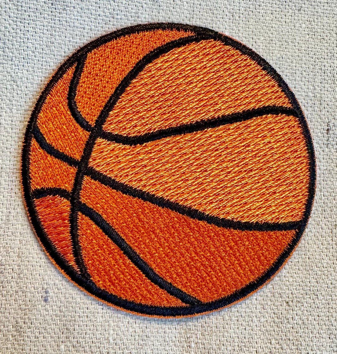 BASKETBALL PATCH Iron-on Embroidered Applique Major League Sports ...